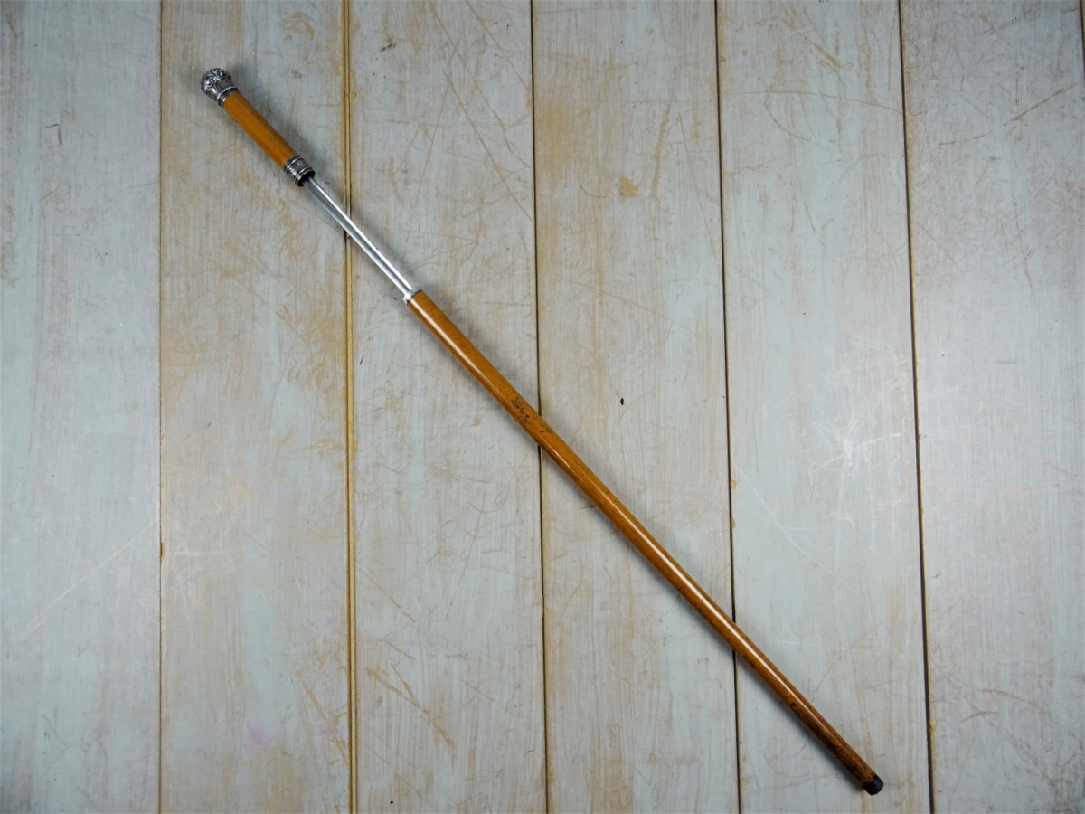 A Fine Quality 19th C Walking Stick Sword Stick