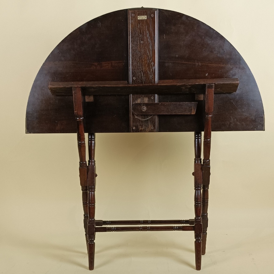 Antique folding coaching or campaign table