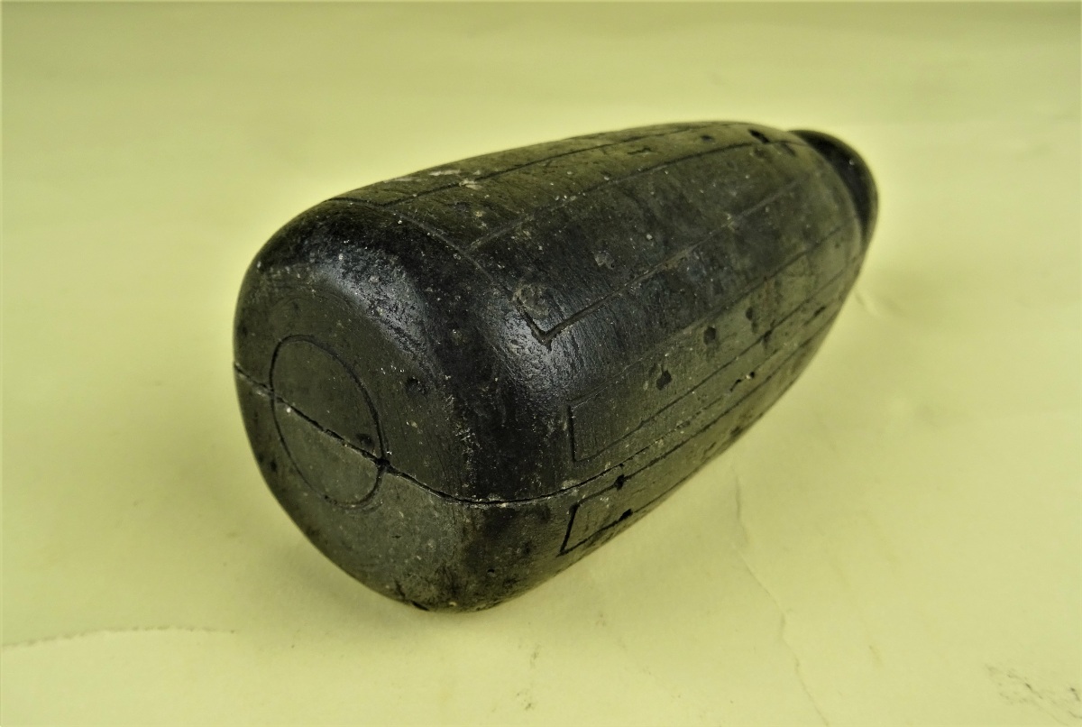 Antique Stone Musket Ball Mould